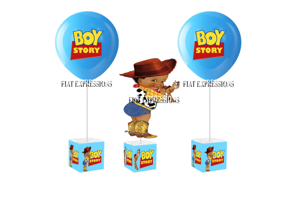 Boy Story Baby Shower Balloons & Centerpiece Set Archives - Fiat ...
